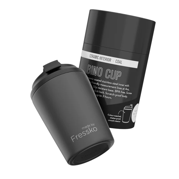 Ceramic Reusable Cup COAL – Esperance Luxe Floral & Home Co.