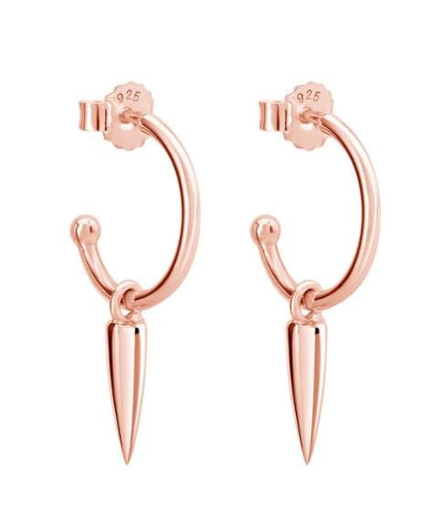 DAGGER HOOPS - Rose Gold – Esperance Luxe Floral & Home Co.