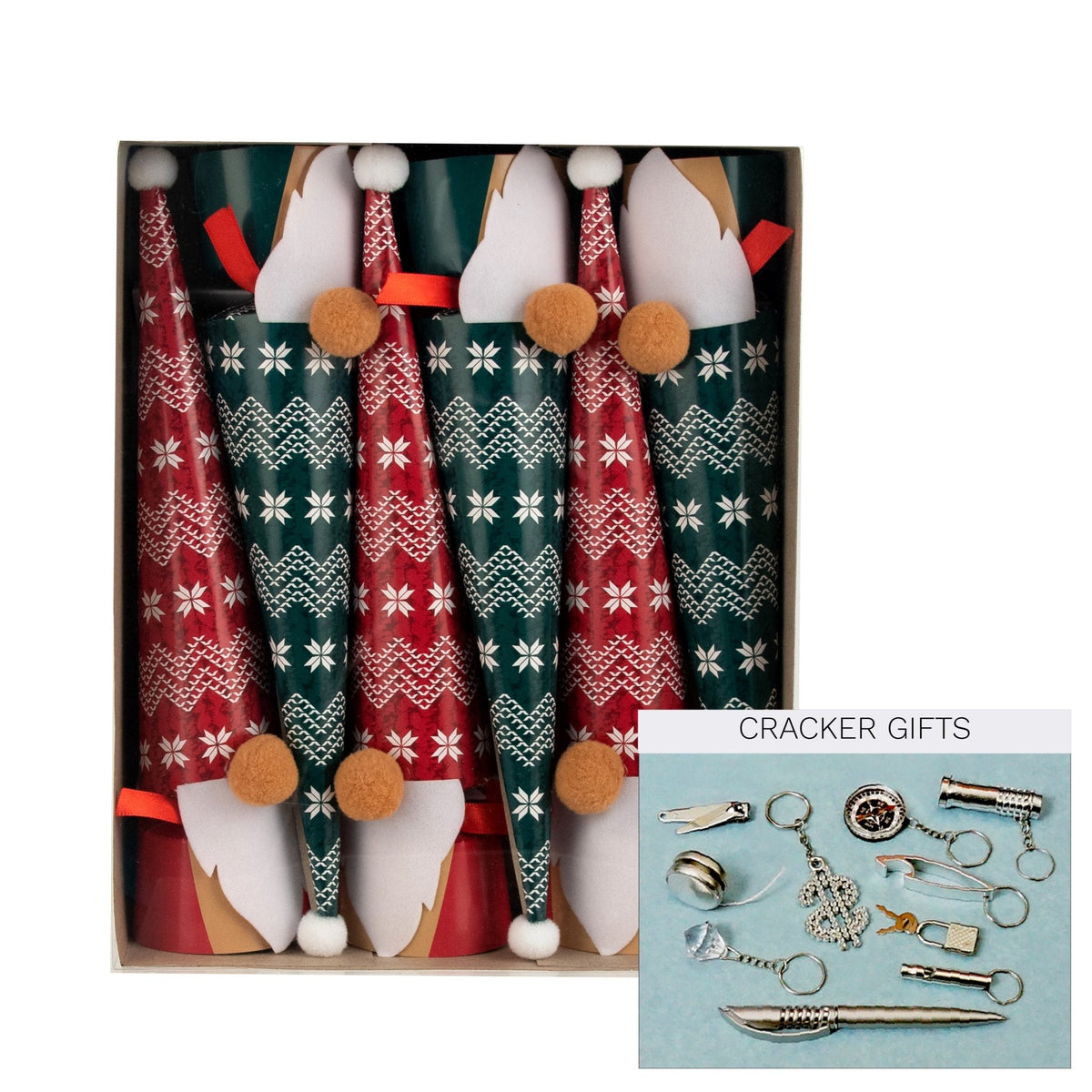 Luxury Cracker Box - PomPom Santa – Esperance Luxe Floral & Home Co.