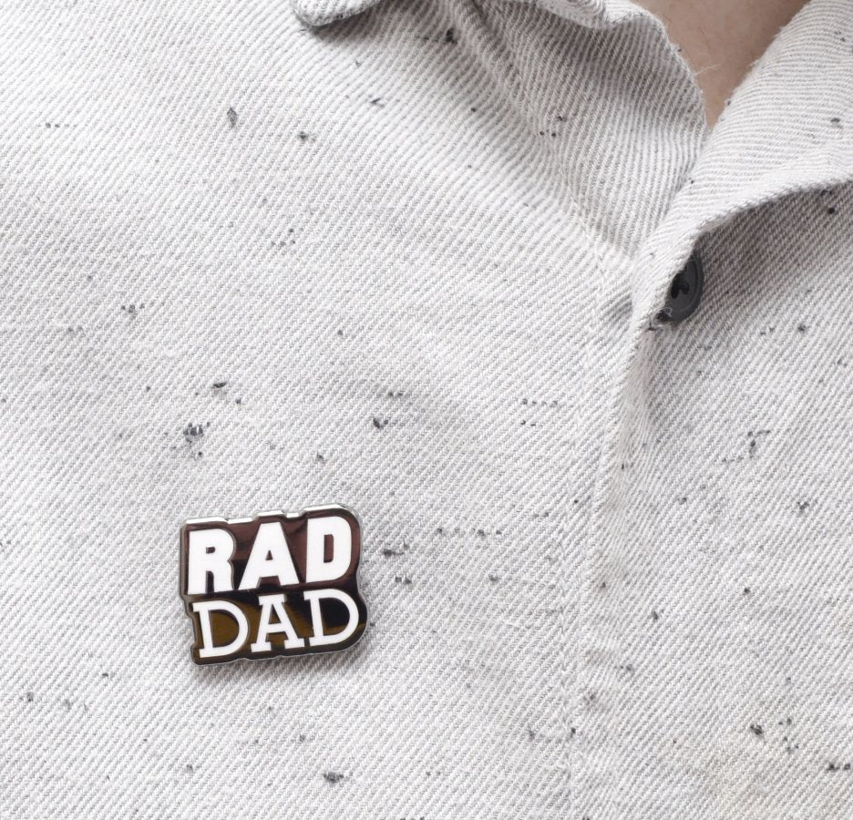 Rad Dad - Enamel Pin – Esperance Luxe Floral & Home Co.